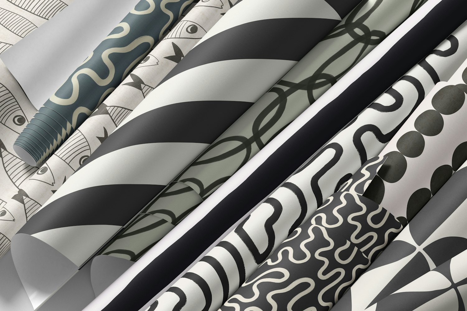 Black and White Monochrome Wallpapers | Trendy Designs for Modern Interiors