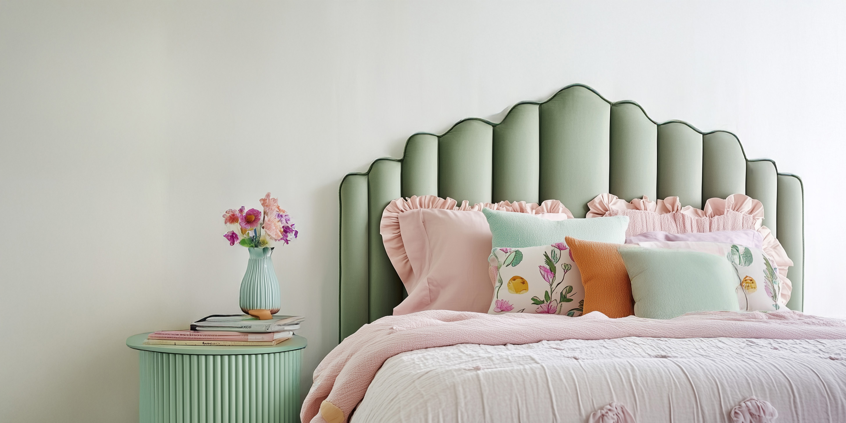 Pastel Dots Watercolor Wallpaper - Happywall